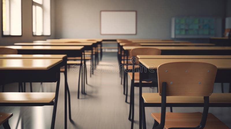 School Class Background. Illustration AI Generative Stock Illustration ...