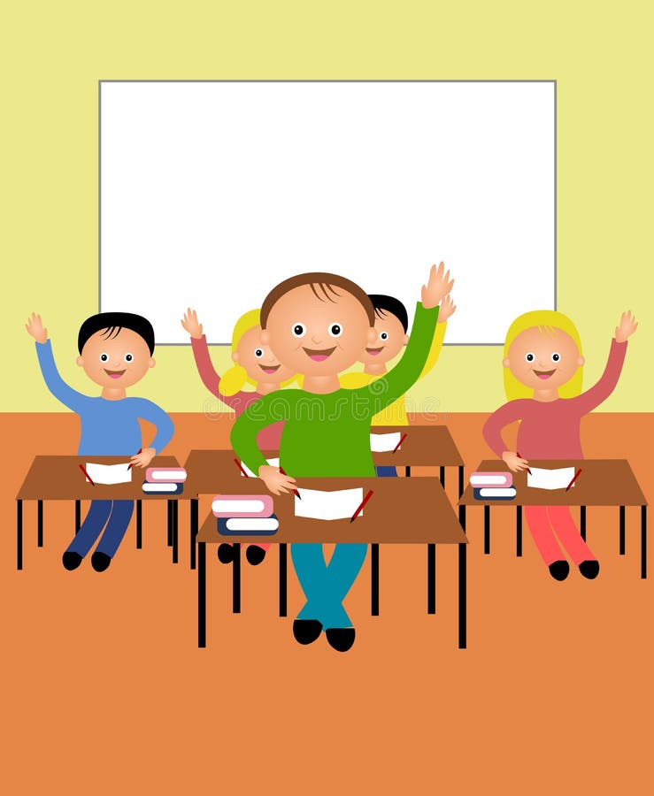 School Class stock illustration. Illustration of child - 49362995