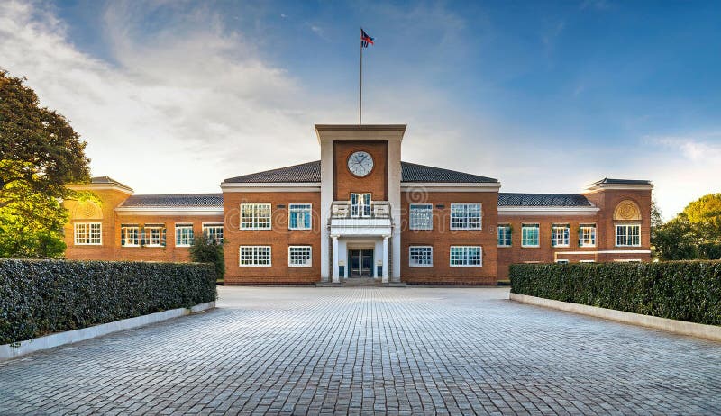School, Classroom, Building, Architecture, Sunset in the City Stock ...