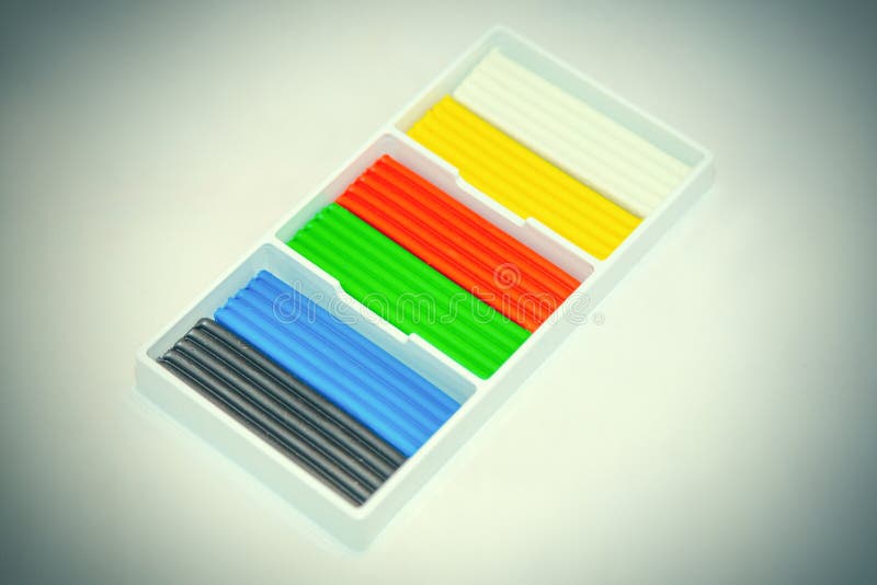 School Clay for Modeling and Creativity Stock Image - Image of playing ...