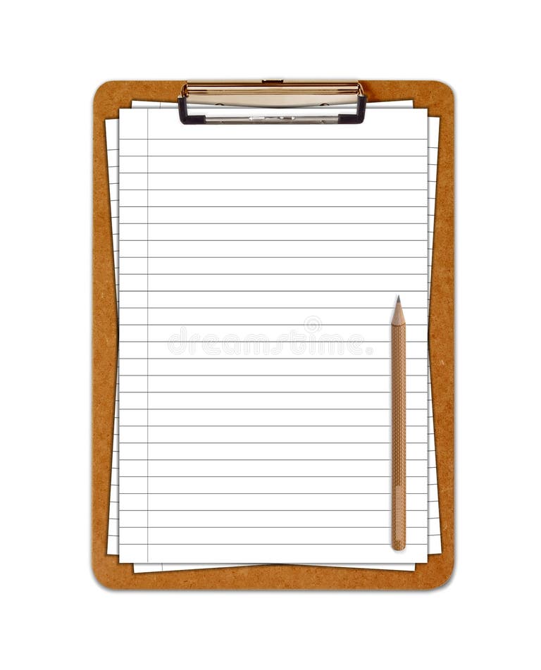 Clipboard Pencil Clip Art Stock Illustrations – 829 Clipboard Pencil ...