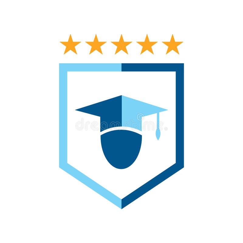 School College Education Logo Design Vector Illustration Stock Vector ...