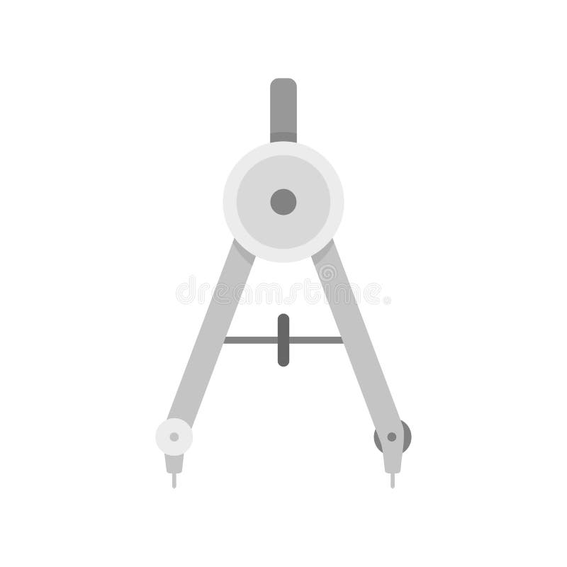 School Compass Outline Vector Icon. Thin Line Black School Compass Icon ...