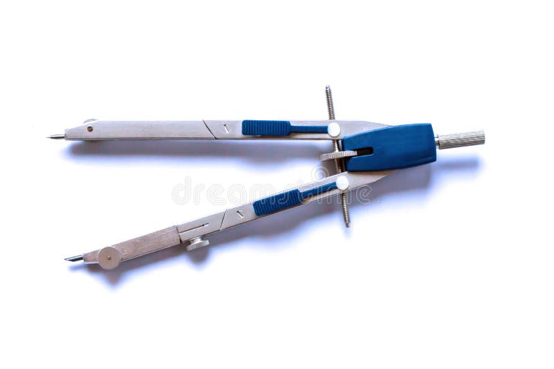 School Compass Used for Technical Subjects Stock Image - Image of ...