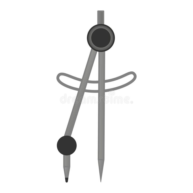 School Compass stock vector. Illustration of cartoon - 284098327