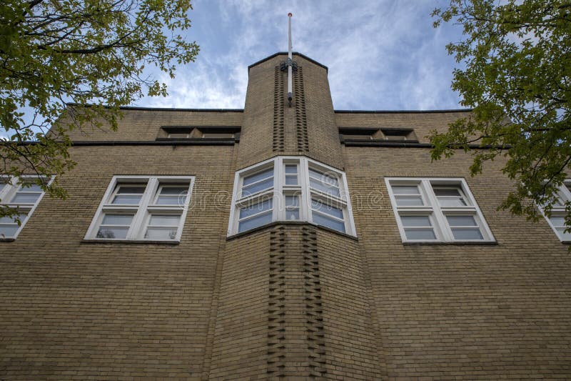 School Complex at the Zuivelplein Square at Amsterdam the Netherlands ...