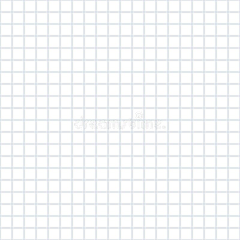 Square Ruled Notebook Or Exercise Book Page Stock Vector - Illustration ...