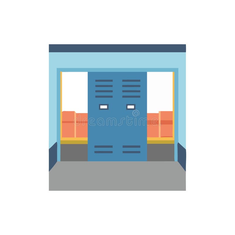 School Corridor Icon Design Stock Vector - Illustration of learning ...