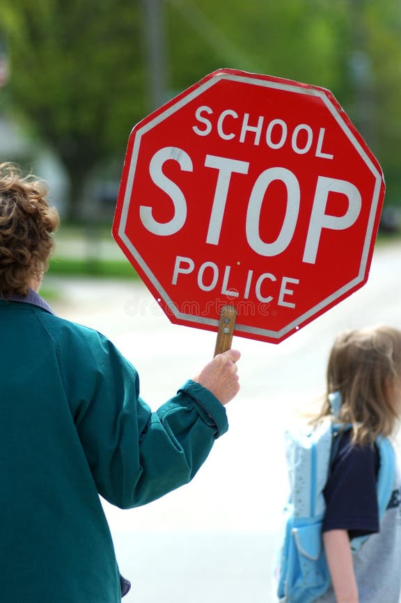 School crossing guard stock photo. Image of school, child - 718062