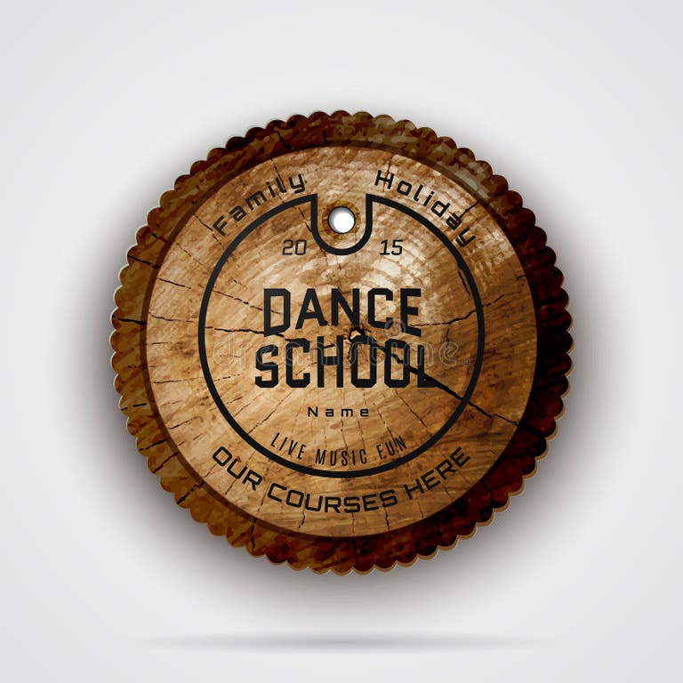School of Dance Badges Logos and Labels for Any Use Stock Illustration ...