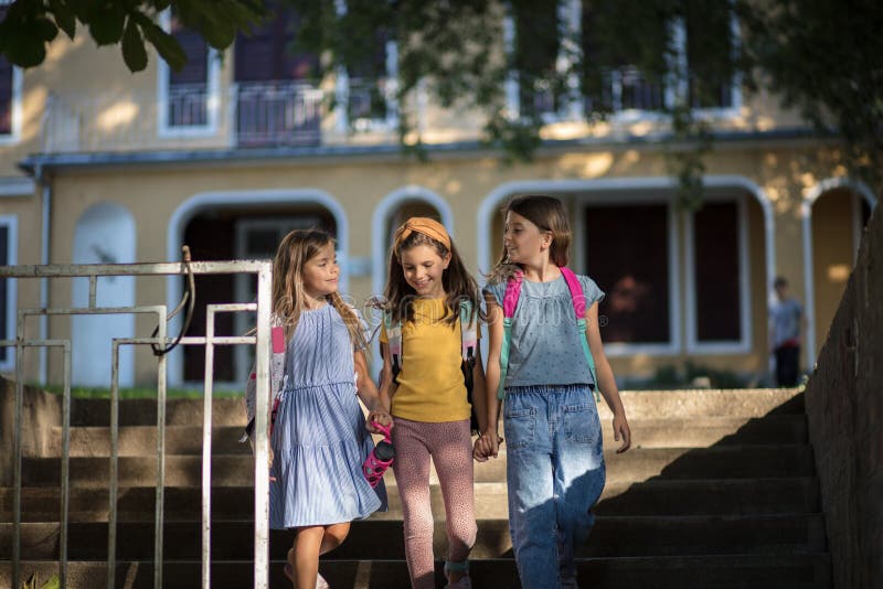 School day is done stock photo. Image of education, conversation ...