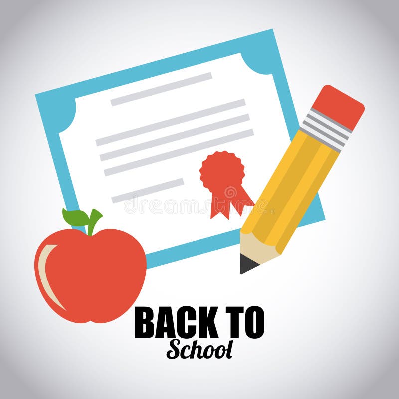 School design stock vector. Illustration of design, sticker - 47674884