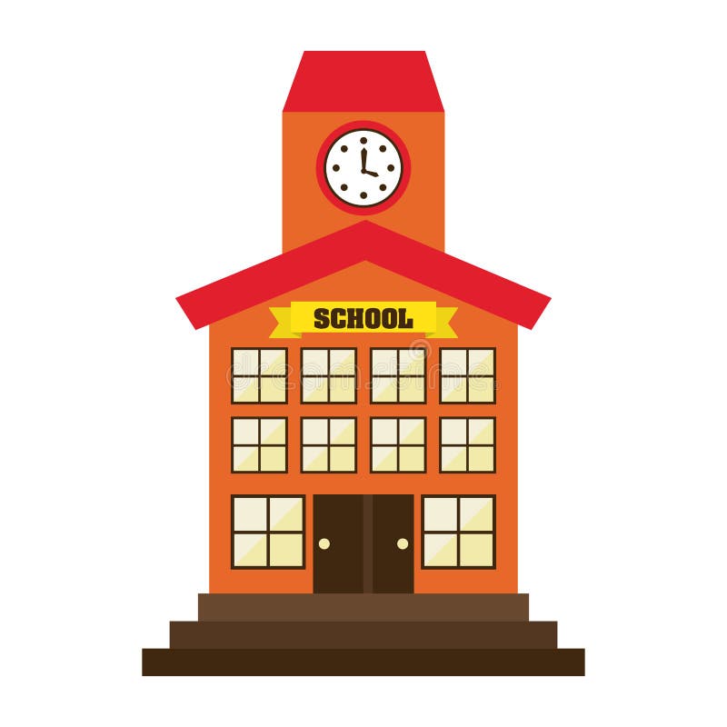 School design stock vector. Illustration of side, place - 47674915