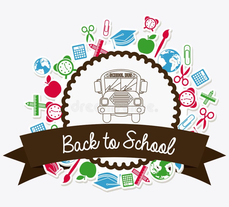 School design stock vector. Illustration of academic - 41884913