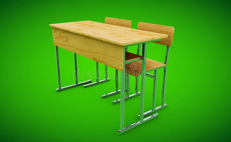 School Desk Front View Stock Illustrations – 454 School Desk Front View ...