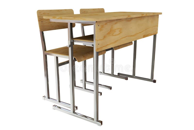School Desk Front View Stock Illustrations – 454 School Desk Front View ...