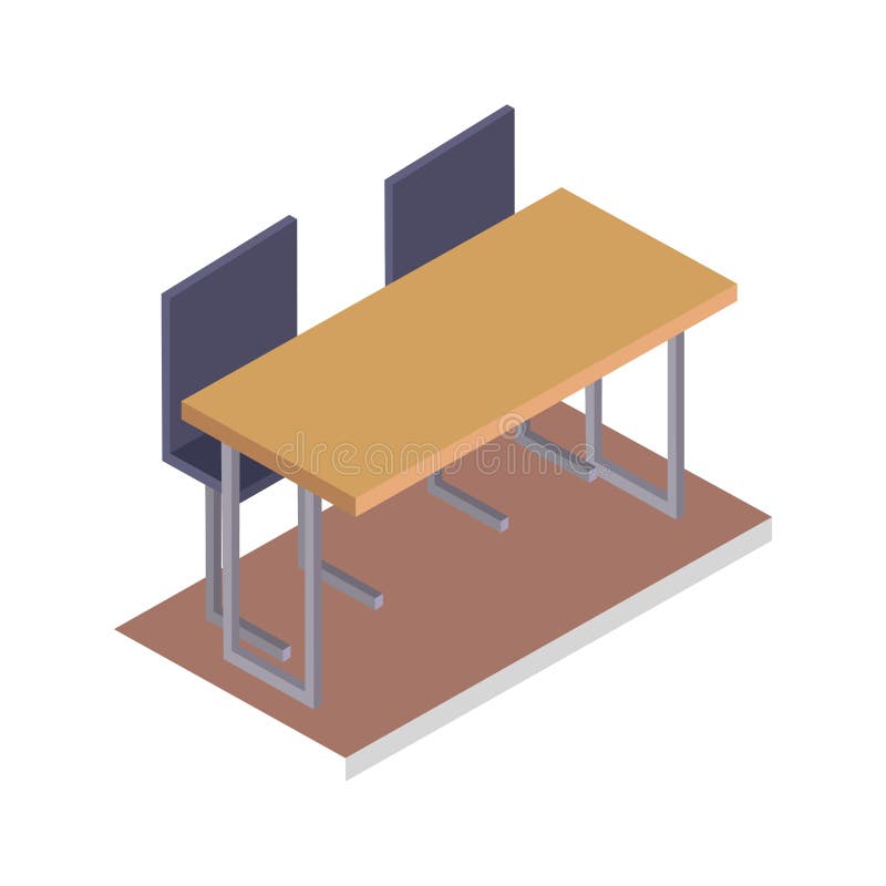 School Desk Two Chairs Stock Illustrations – 101 School Desk Two Chairs ...