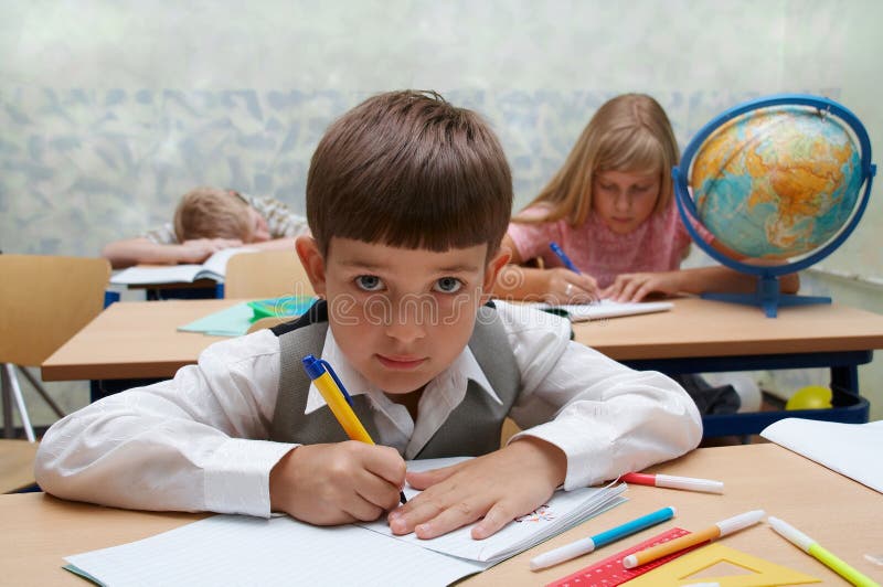 School. Different Characters Stock Photo - Image of concepts, education ...