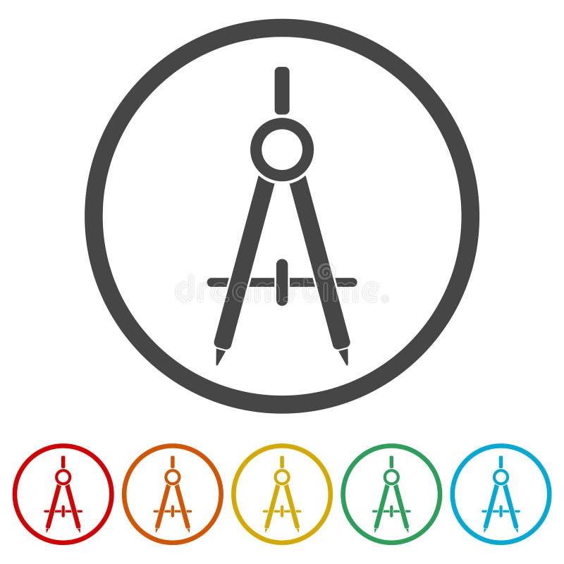 School Divider Icons Set - Vector Illustration Stock Vector ...