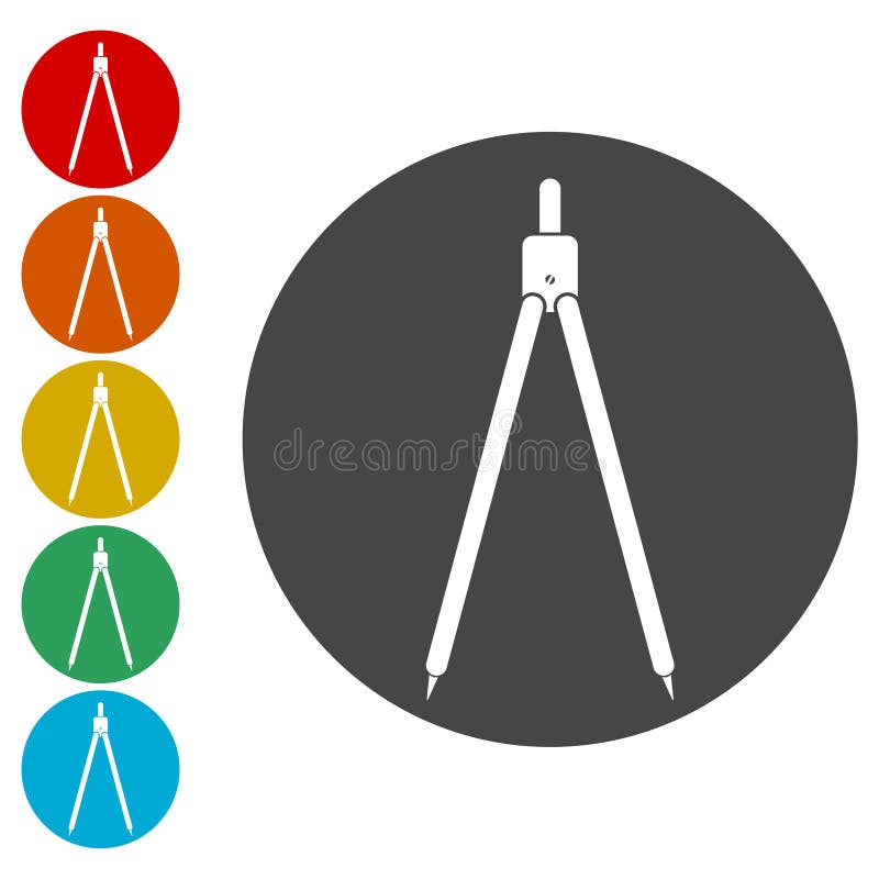 School Divider Icons Set - Vector Illustration Stock Vector ...