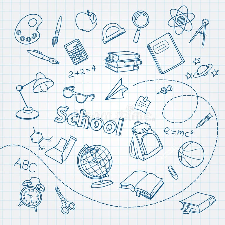 School Building Doodle Stock Illustrations – 1,181 School Building ...