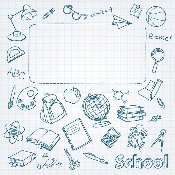 School Building Doodle Stock Illustrations – 2,017 School Building ...