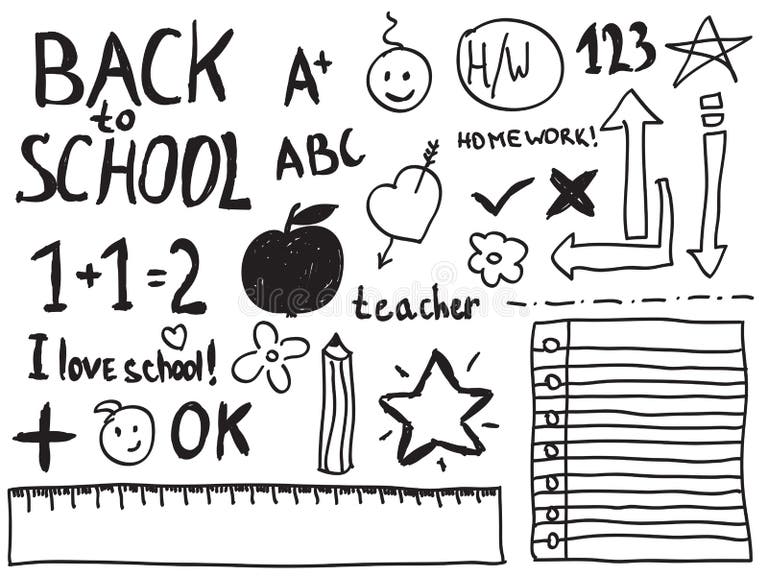 Homework Doodles Stock Illustrations – 357 Homework Doodles Stock ...