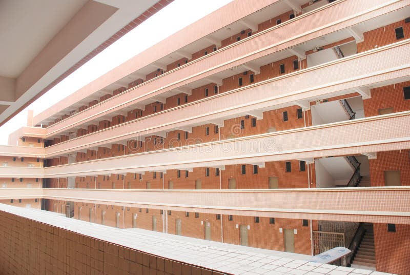 School dormitory building stock image. Image of house - 13449155