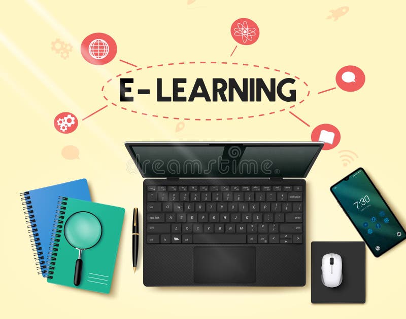 E Learning Devices Stock Illustrations – 196 E Learning Devices Stock ...