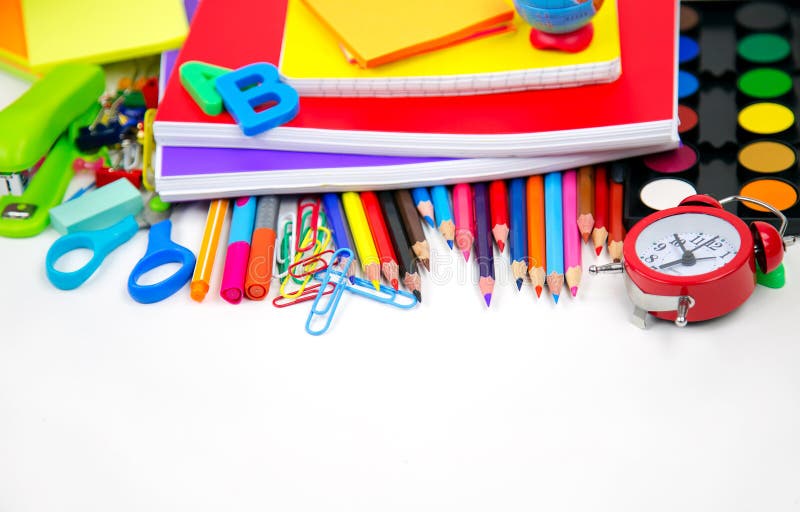 School Education Equipment Tools Stock Photo - Image of objects ...