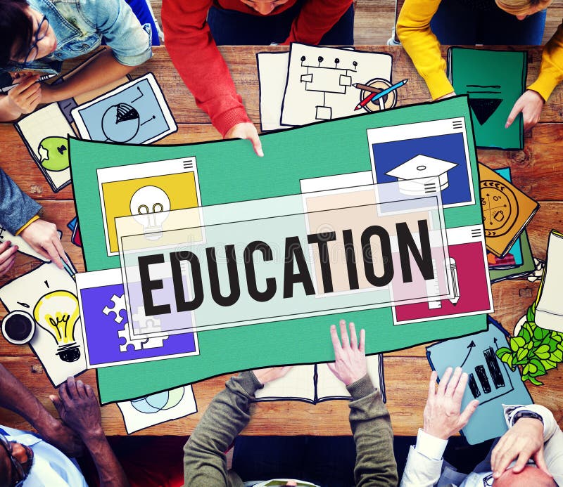 School Education Learning Studying Wisdom Knowledge Concept Stock Photo ...