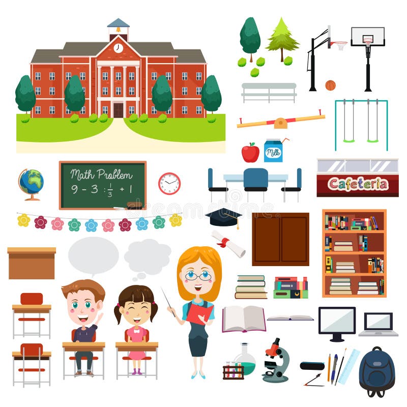 School Education Related Infographics Elements Stock Vector ...