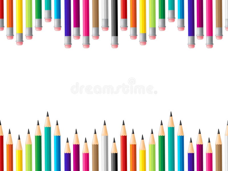 School Color Shows Educated Development and Colours Stock Illustration ...