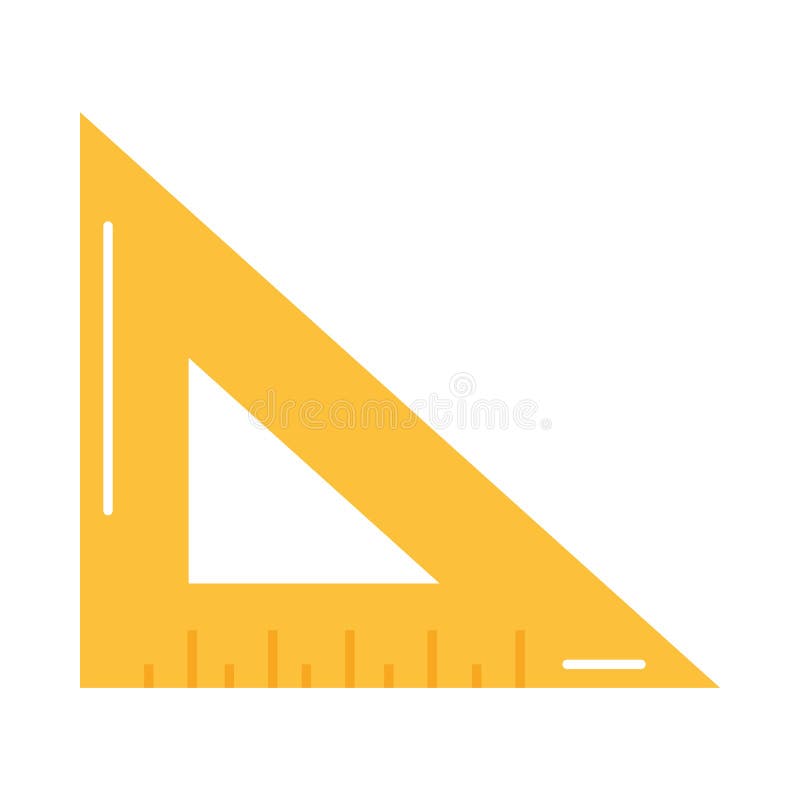 Triangle Measure Architecture Icon Line Style Stock Vector ...