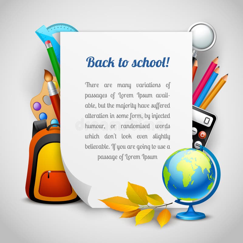 School Paper Sheet Stock Illustrations – 51,842 School Paper Sheet ...