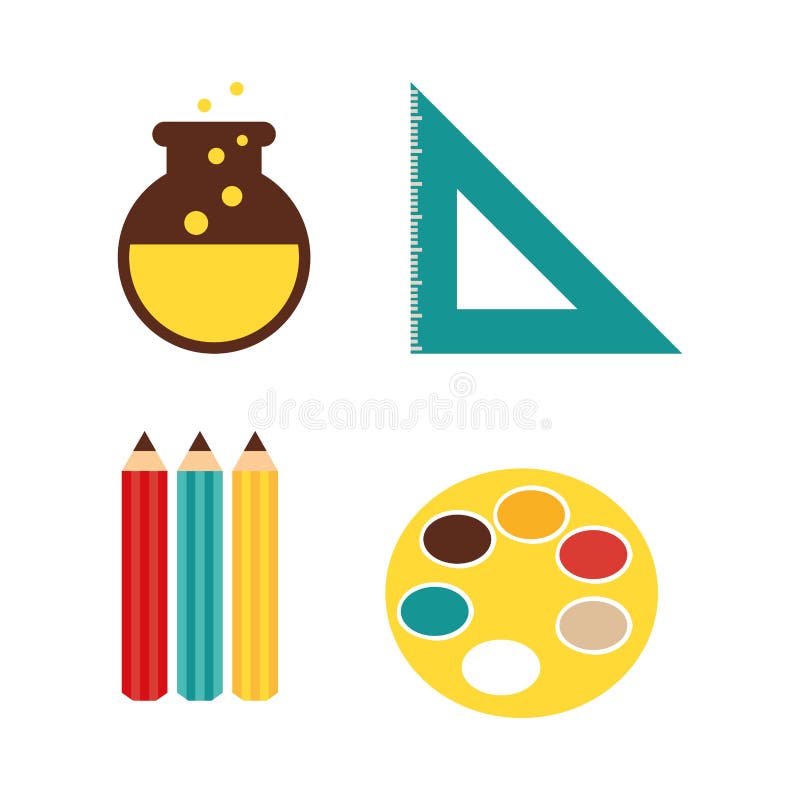 School elements design stock vector. Illustration of college - 63936720
