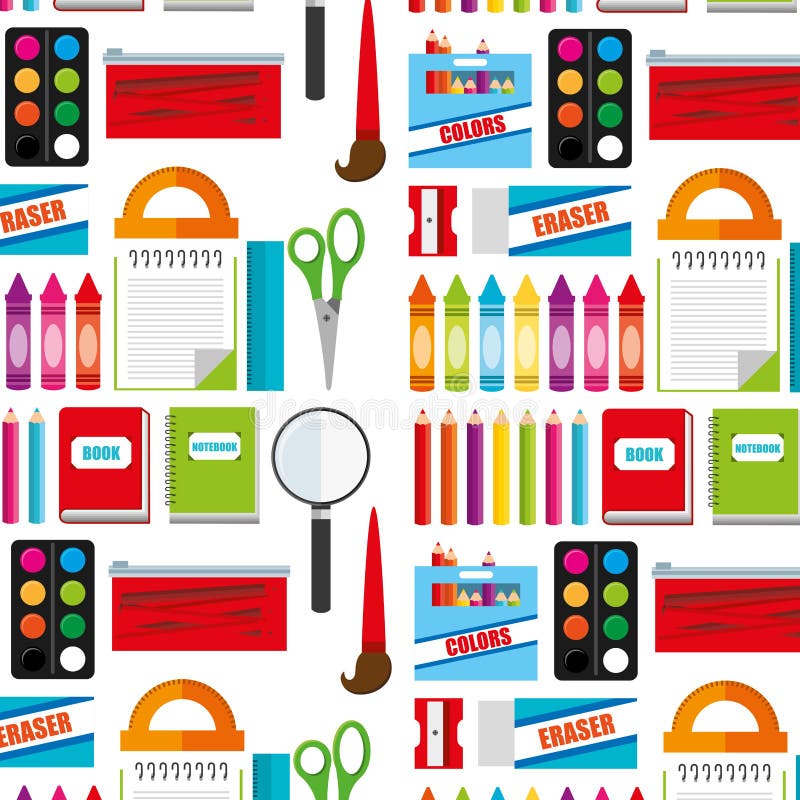 School elements design stock vector. Illustration of pallete - 63936753