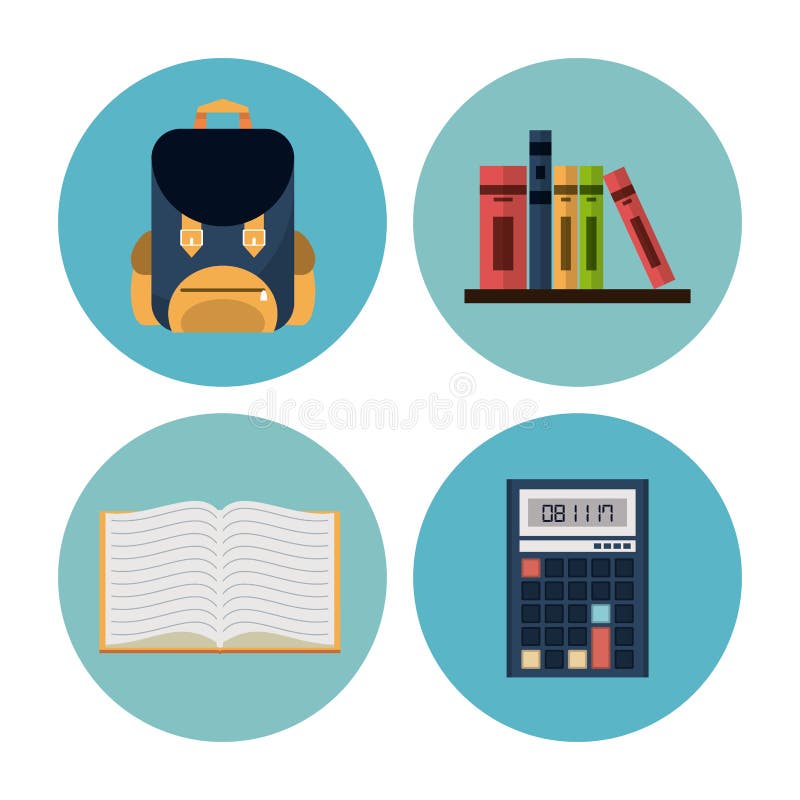 School Elements Icons Stock Illustrations – 15,468 School Elements ...