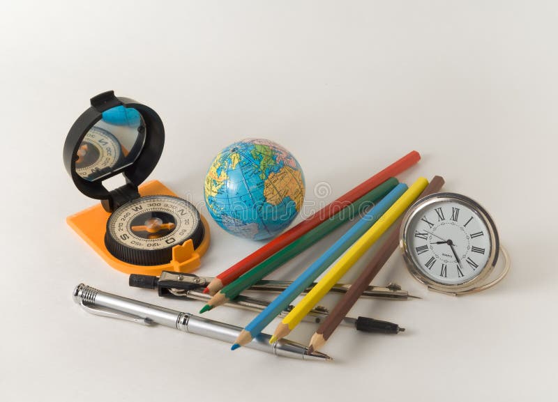 School Equipment 1 stock image. Image of close, macro - 7598537