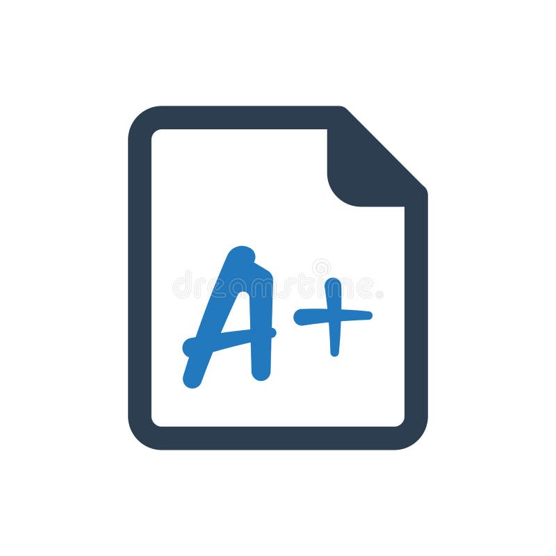 School exam icon stock vector. Illustration of school - 128916964