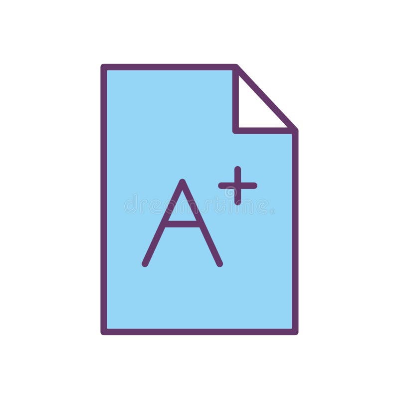 School Exam with Note Line Style Icon Vector Design Stock Vector ...