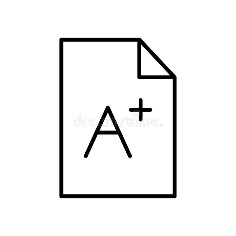 School Exam with Note Line Style Icon Vector Design Stock Vector ...