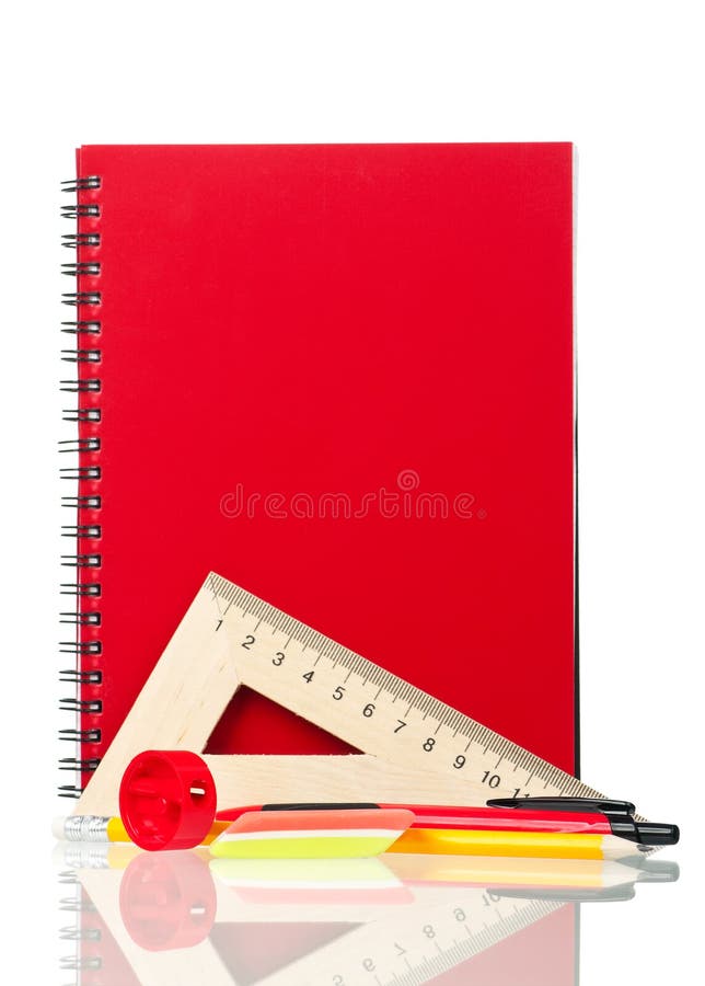 School exercise-book stock image. Image of lecture, college - 31201373