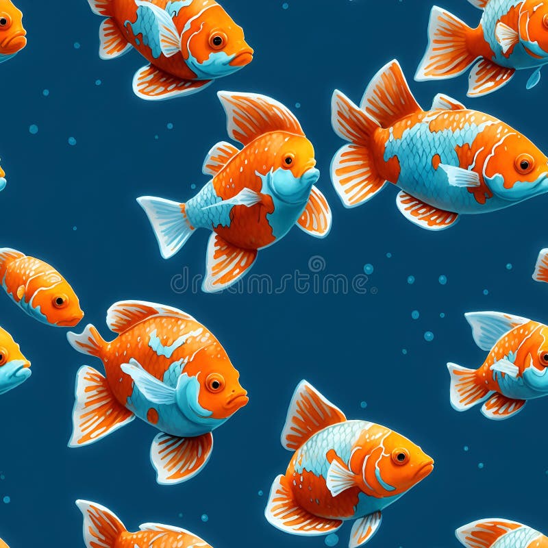 Fish school under water stock vector. Illustration of island - 2190382