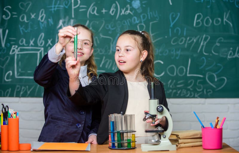 School Experiment. Science Concept. Private School Stock Photo - Image ...