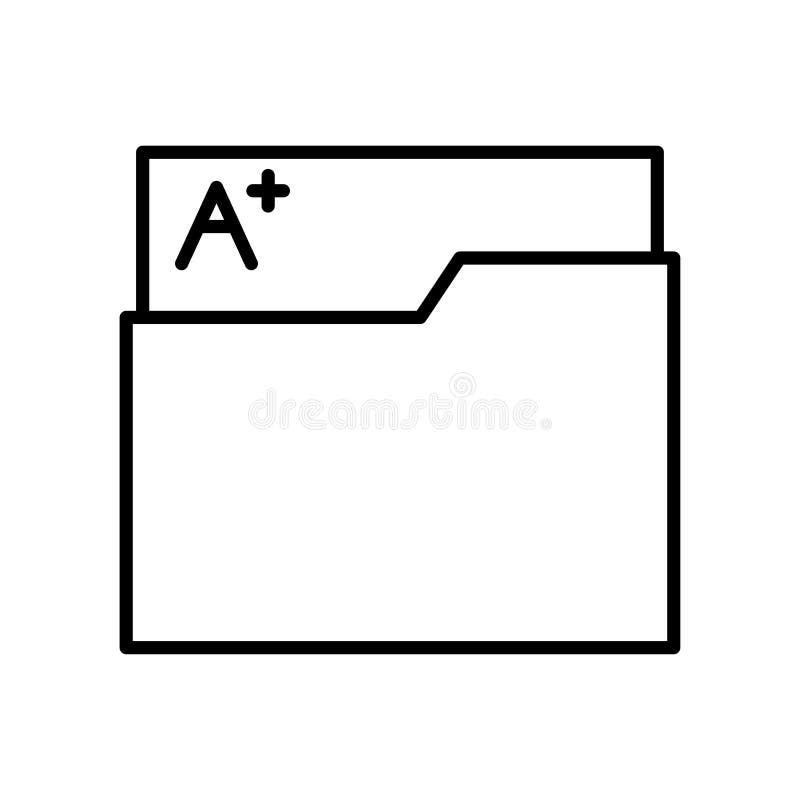 School Boy with File Binder. Happy Kid Student Stock Vector ...