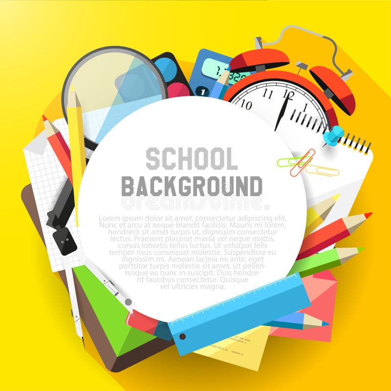 Horizontal Banner, Background, Poster from the School and Education ...