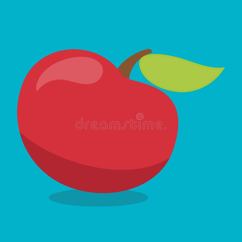School fox apple 08 stock vector. Illustration of vector - 197988088