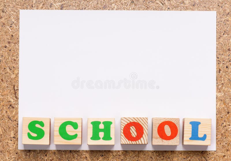 School frame stock image. Image of note, english, education - 40380057