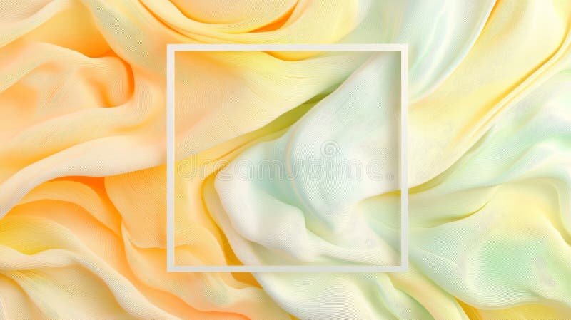 A School Frame with an Artistic Touch, Featuring Flowing Watercolor ...